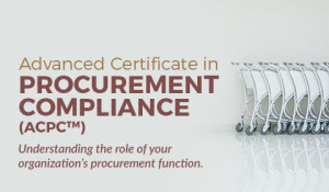 Advanced Certificate in Procurement Compliance (ACPC™) - Innoverto training courses and events
